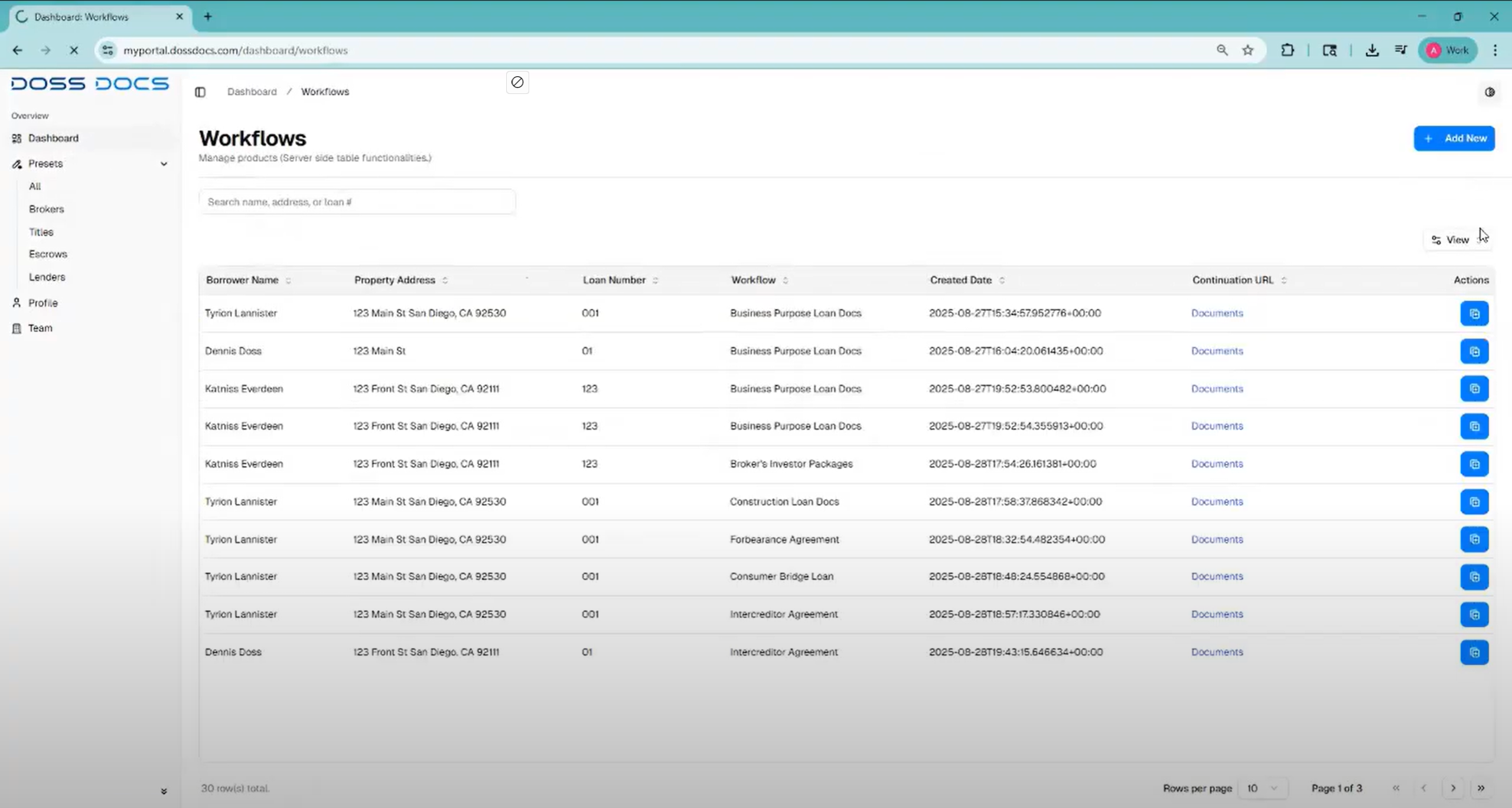 MyPortal Guide: How to Manage Deal Workflow [Video] - Doss Docs